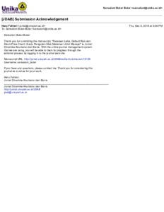 Bukti Korespondensi: Income Smoothing, Default Risk and Stock Price ...